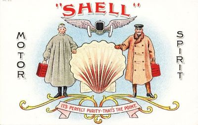 Just A Car Guy: shell postcards from 100 years ago when it was a new ...