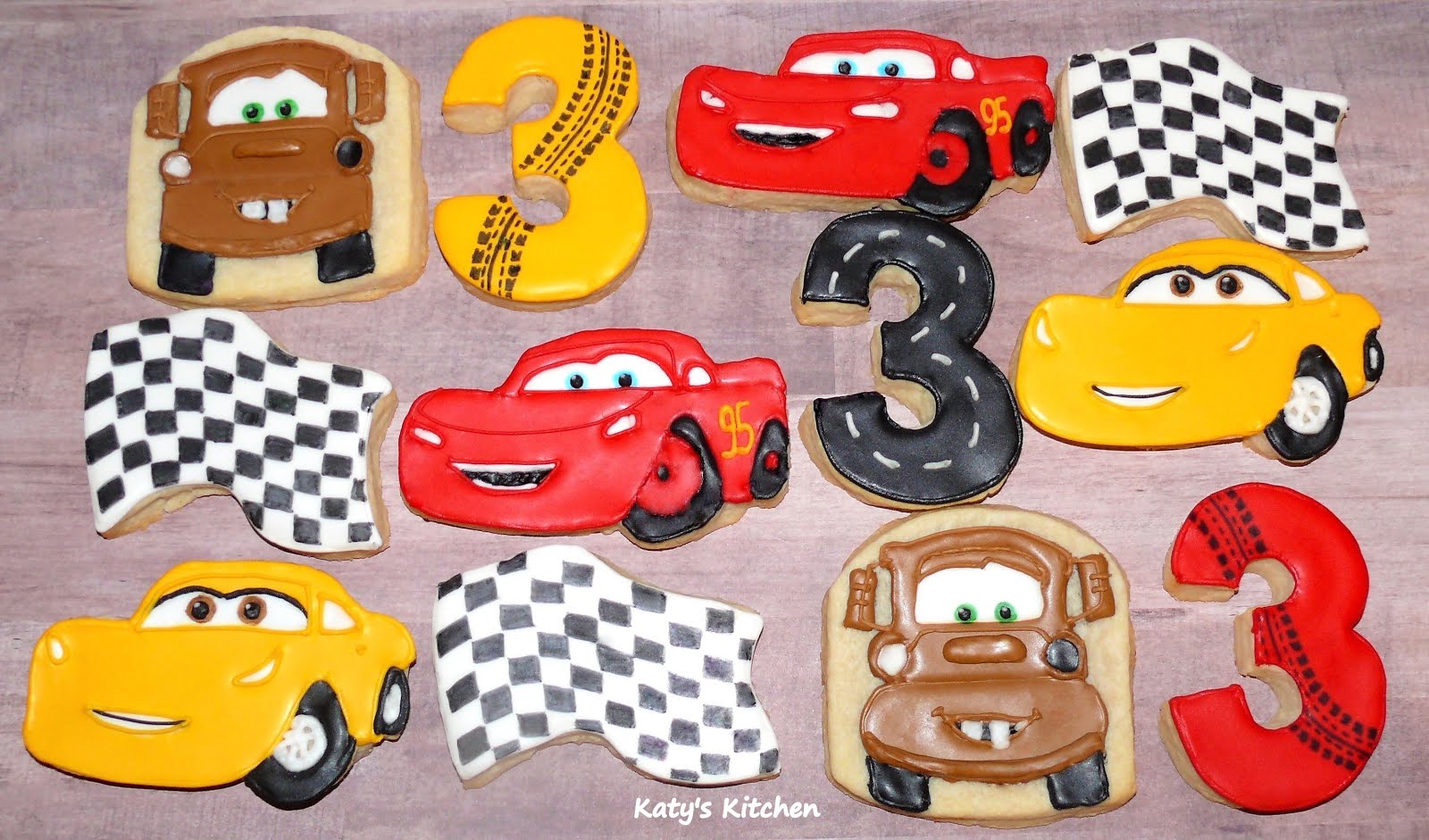 Katy's Kitchen: Cars Movie Cookies