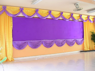 Dekorasi Bersama Azfa: Langsir Dewan Sekolah