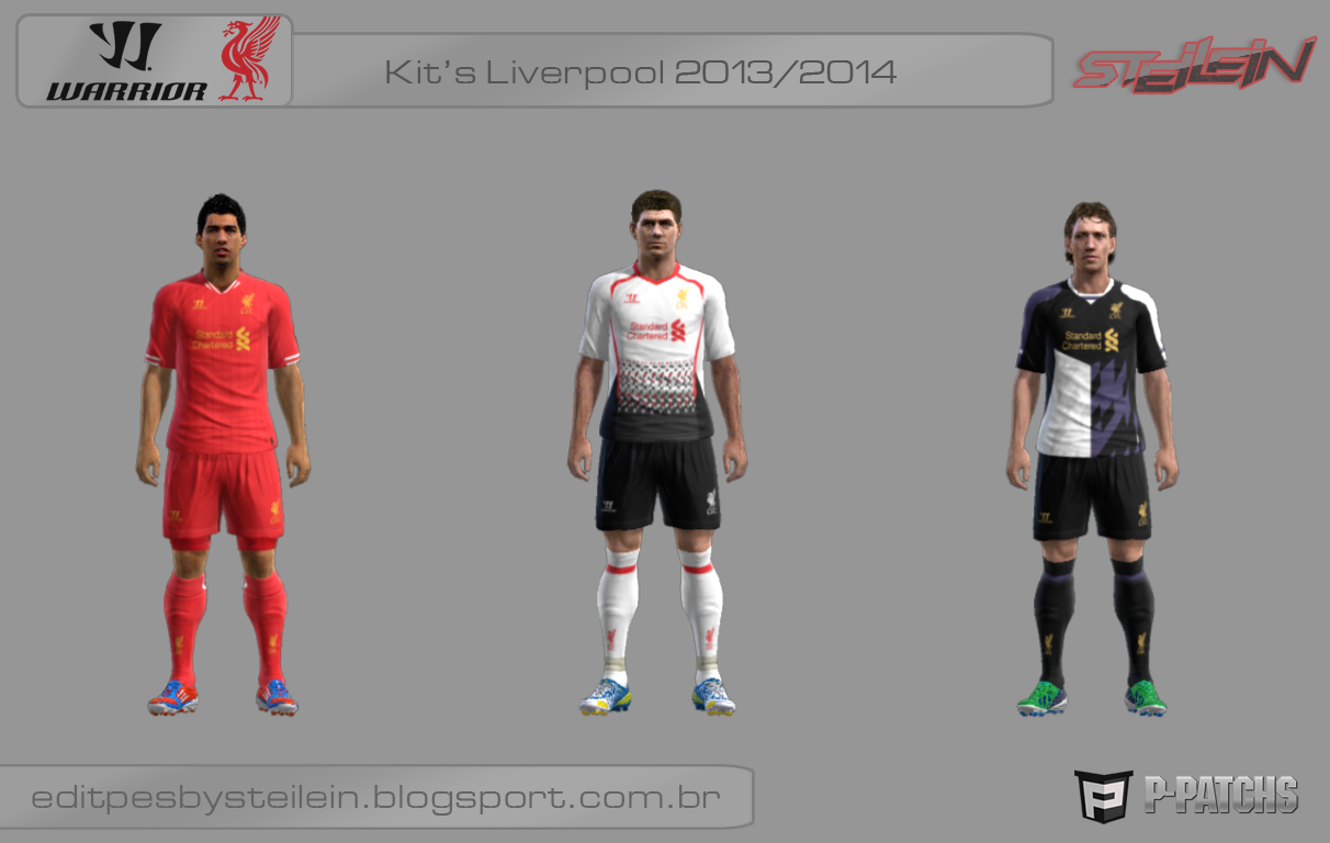 PES 2013 - Kit's Liverpool 2013 | •Steilein• Edit PES