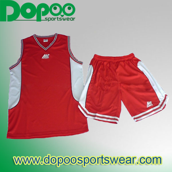 custom basketball uniforms: custom design red and white basketball ...