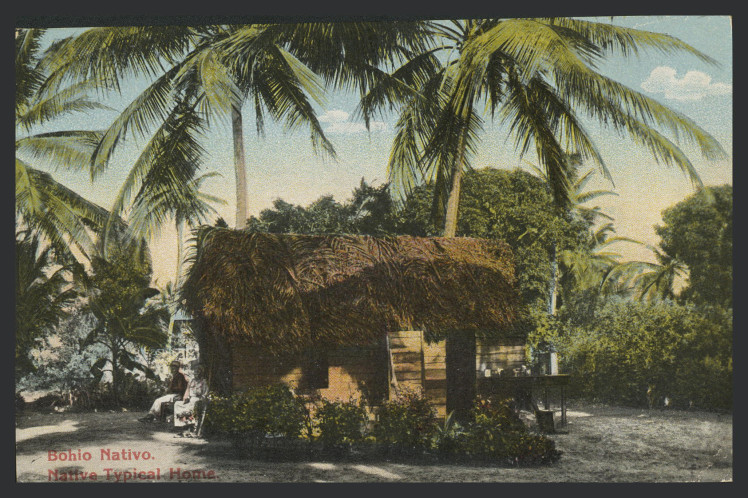 cultura afropuertorriqueña: Foto: Bohío Nativo. Native Typical Home ...
