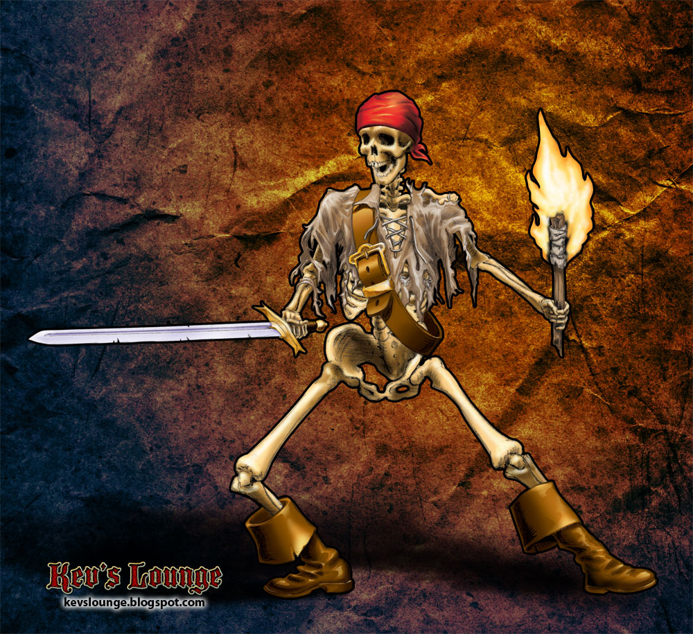 Kev's Lounge: Character Portrait: Skeleton Pirate