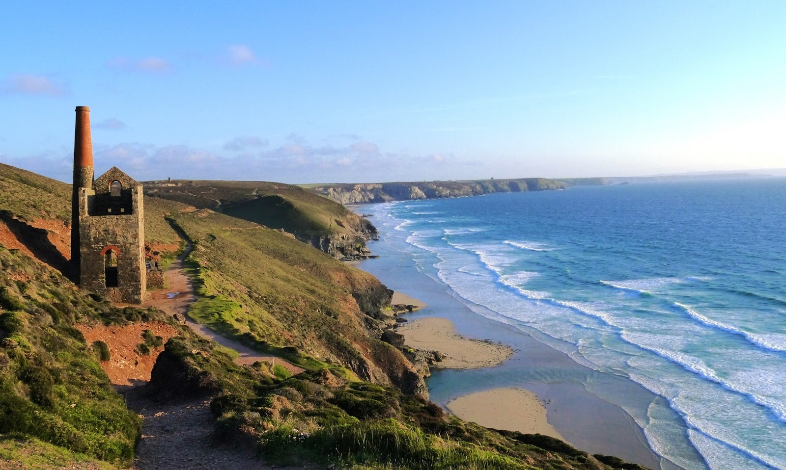 duck in a dress: Across the Cliffs in Cornwall - Wheal Coates Mine to ...