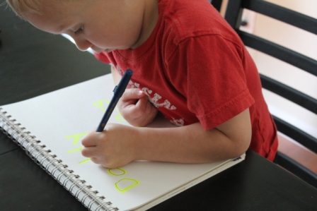 Little Moments: Writing Fingers