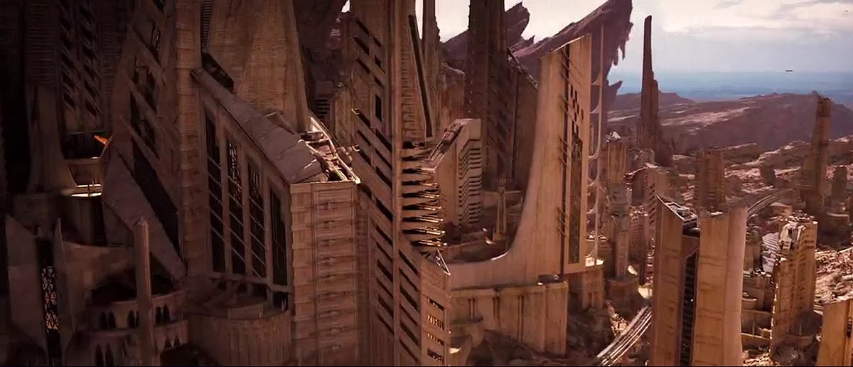 Red and White Cross: Best Futuristic City Architectures in Film 2013