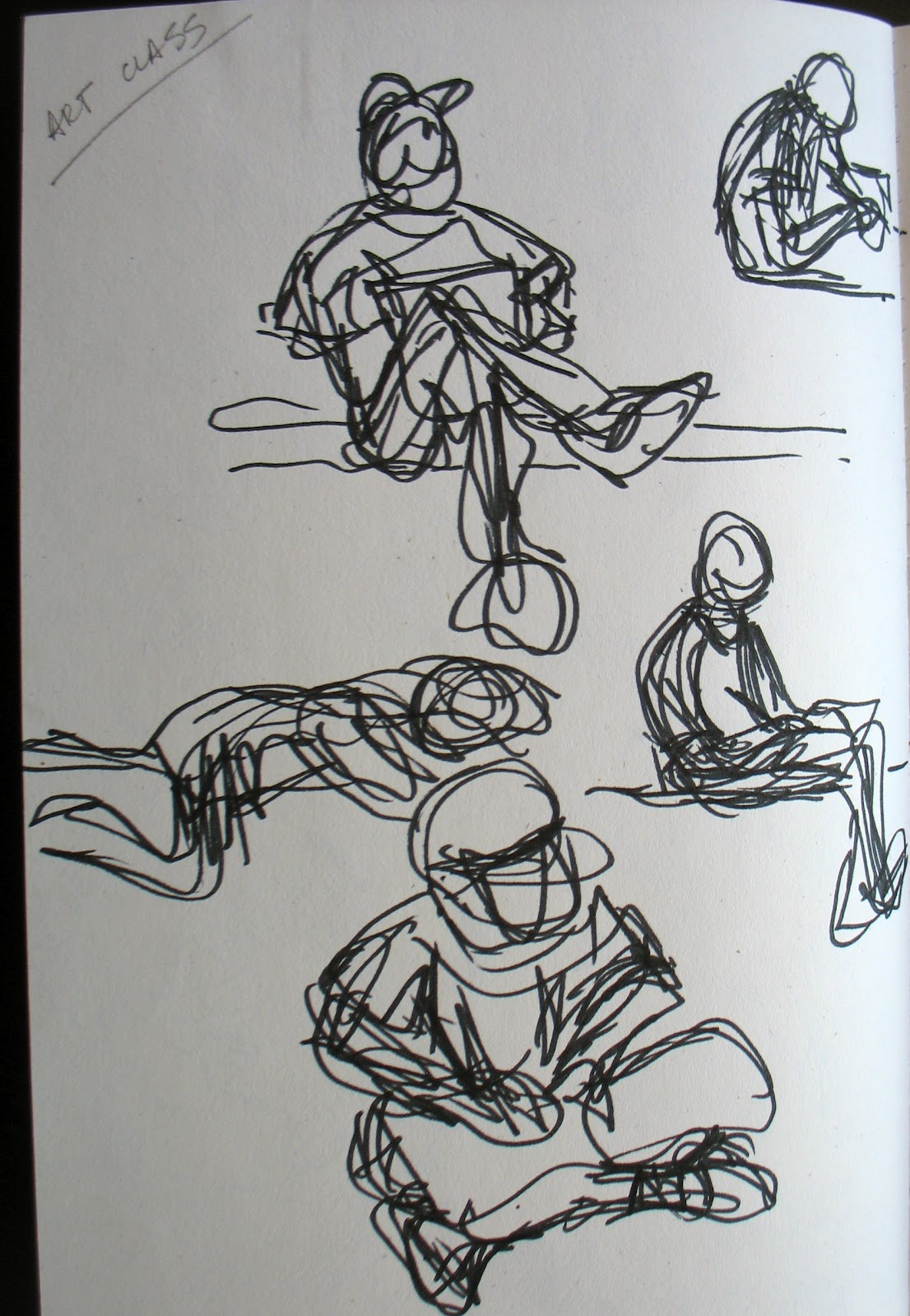 The Painted Prism: SKETCHBOOK ASSIGNMENT: TRY GESTURE DRAWING