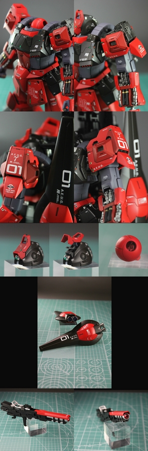 Custom Build: MG 1/100 Rick Dias [Detailed]