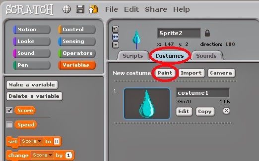 The Scratch Posts: Rain Drop