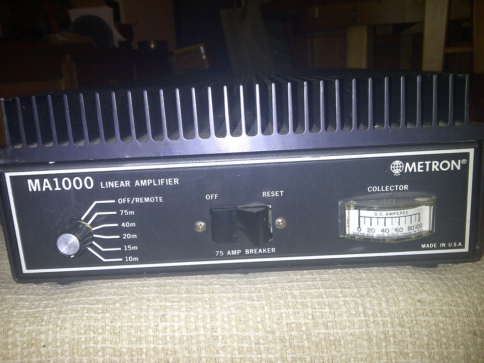 EA5ON HAM RADIO SITE: Metron 1000 amplifier