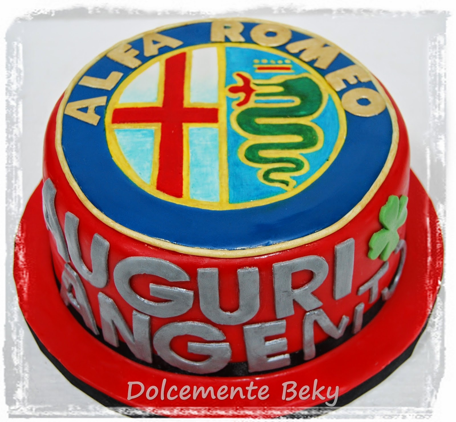 Dolcemente Beky: Alfa Romeo cake