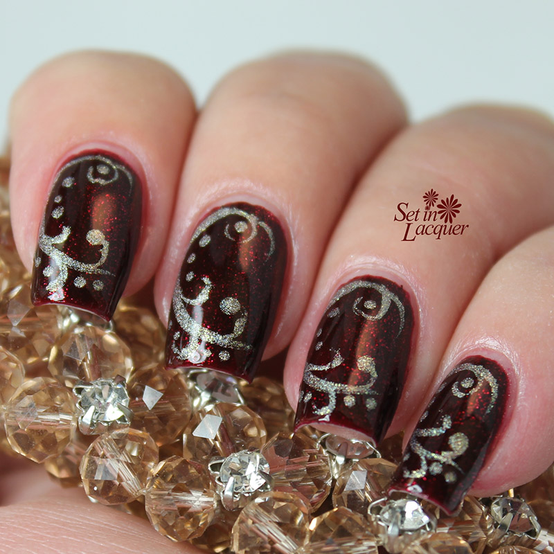 Frilly Freehand Filigree Nail Art | Set in Lacquer | Bloglovin’