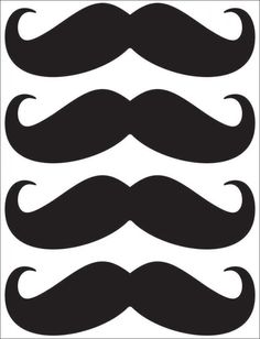 Professora Juce: Marcador Dia dos Pais - bigode - com molde