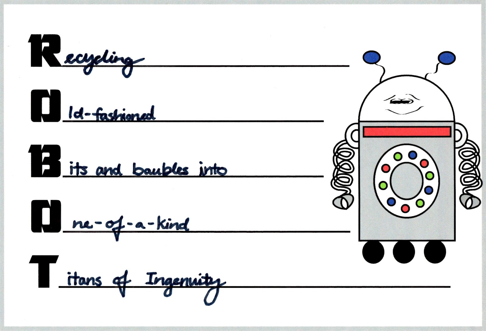 A-Robot-A-Day: Day 56 - What Does Robot Mean to You?