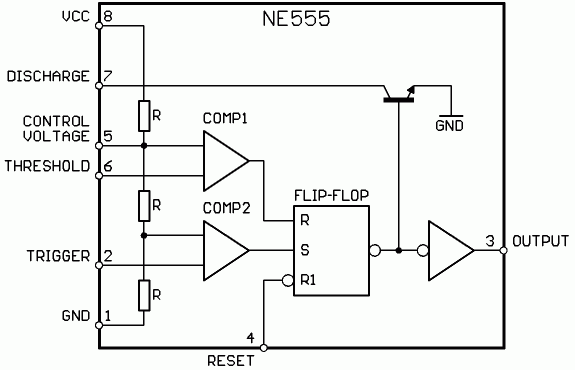 Electrónica completa: Circuito integrado 555