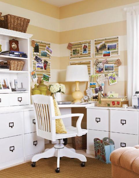 Desk organizer and office makeover