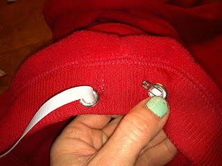 Fancy Meeting Ewe: How to Add a Drawstring to an Existing Elastic ...