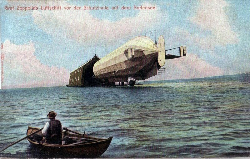 transpress nz: Zeppelins in early postcards