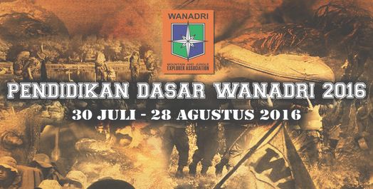 Pendidikan Dasar Wanadri (PDW) 2016 - Dunia Wisata