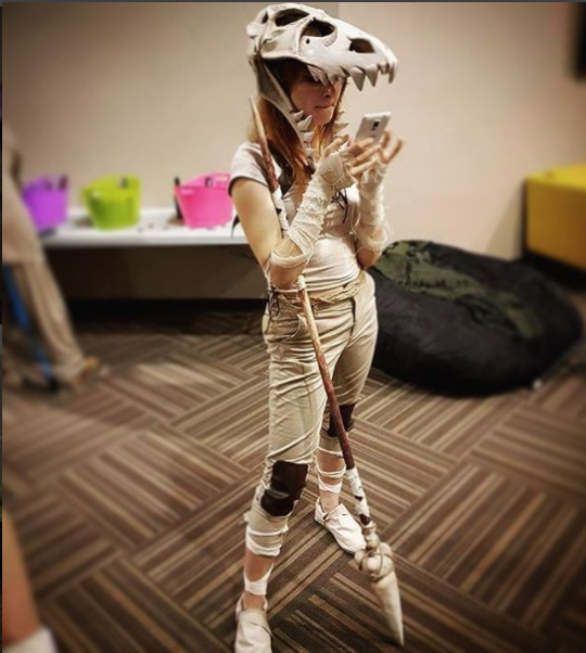 My Ark Survivor Cosplay with a Rex Bone Helmet! :: ARK: Survival ...