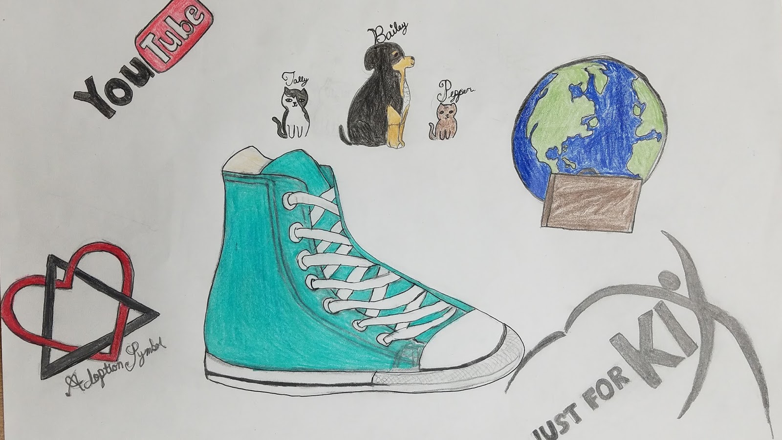 Jerdee's Art Classes: Drawing A | Shoe Drawings / Non Traditional Self ...