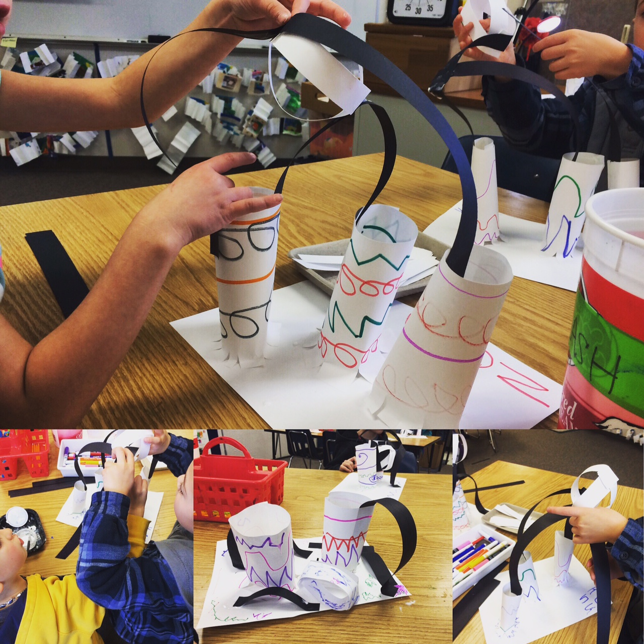 Make A Mark: Kindergarten Paper Form Sculptures