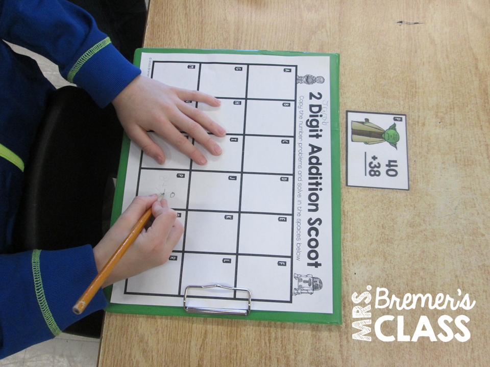 2 Digit Addition Scoot FREEBIE Pack! | Mrs. Bremer's Class