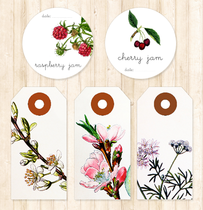 Printable jam labels and gift tags | How About Orange