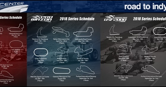 O calendário do Road to Indy também foi revelado! - Indy Center Brasil ...