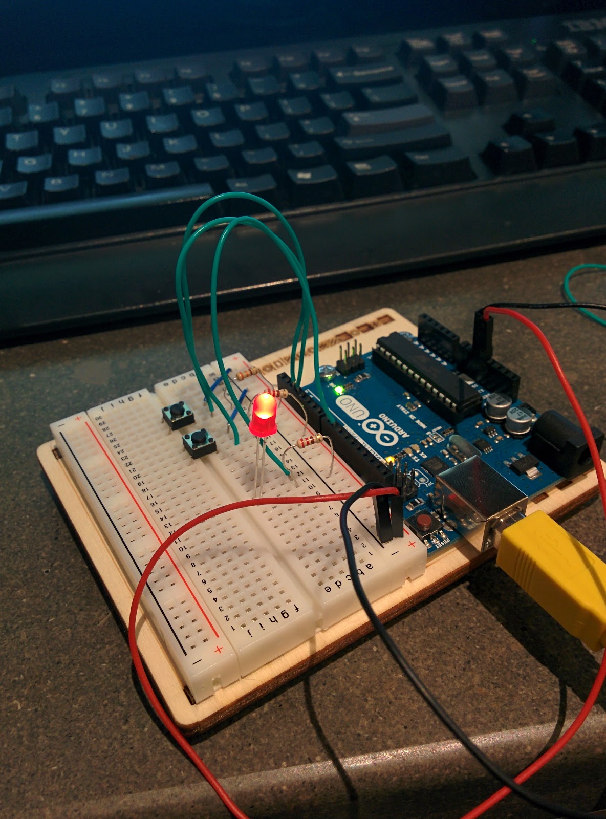 Arduino Projects: Lab 3 - Button Control