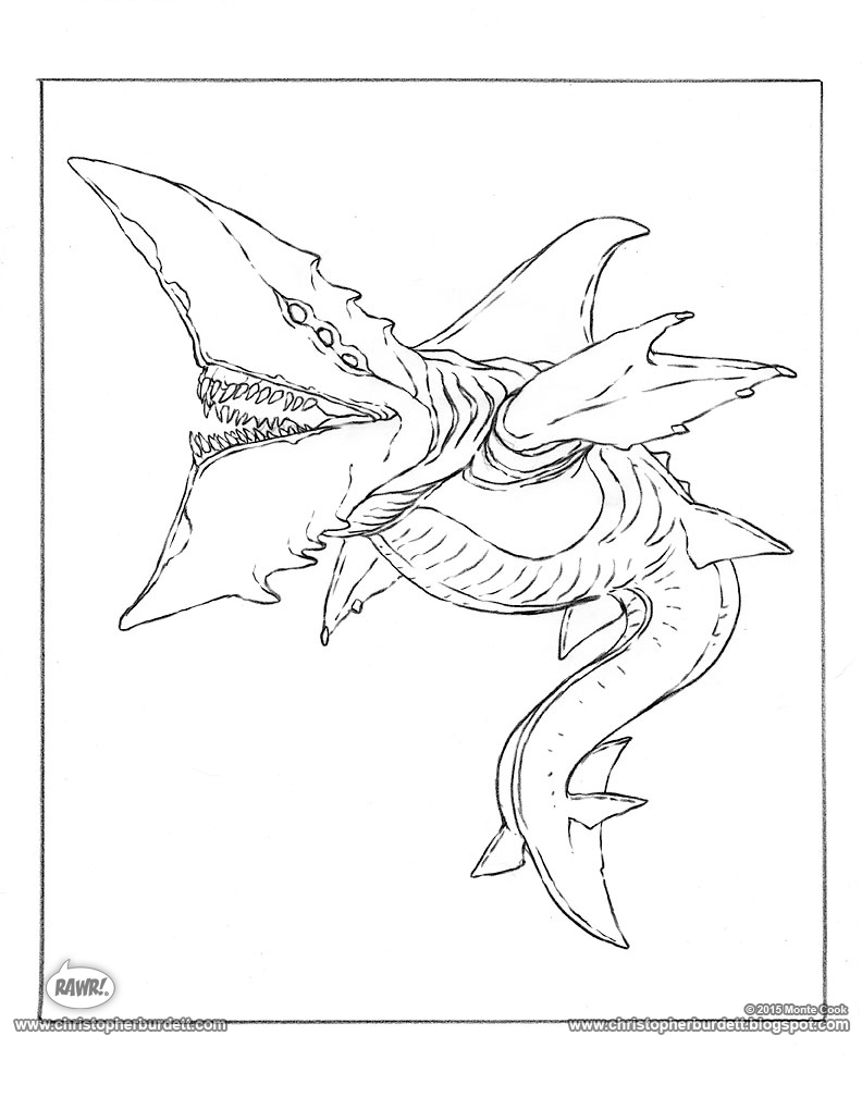 The DOODLES, DESIGNS, and aRT of CHRISTOPHER BURDETT: Numenera Monsters ...