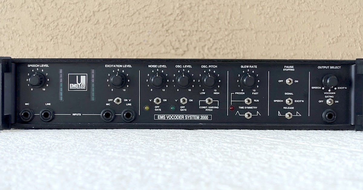 MATRIXSYNTH: EMS Vocoder 2000