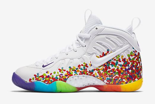 THE SNEAKER ADDICT: Nike Foamposite 'Fruity Pebbles' GS Available (Images)