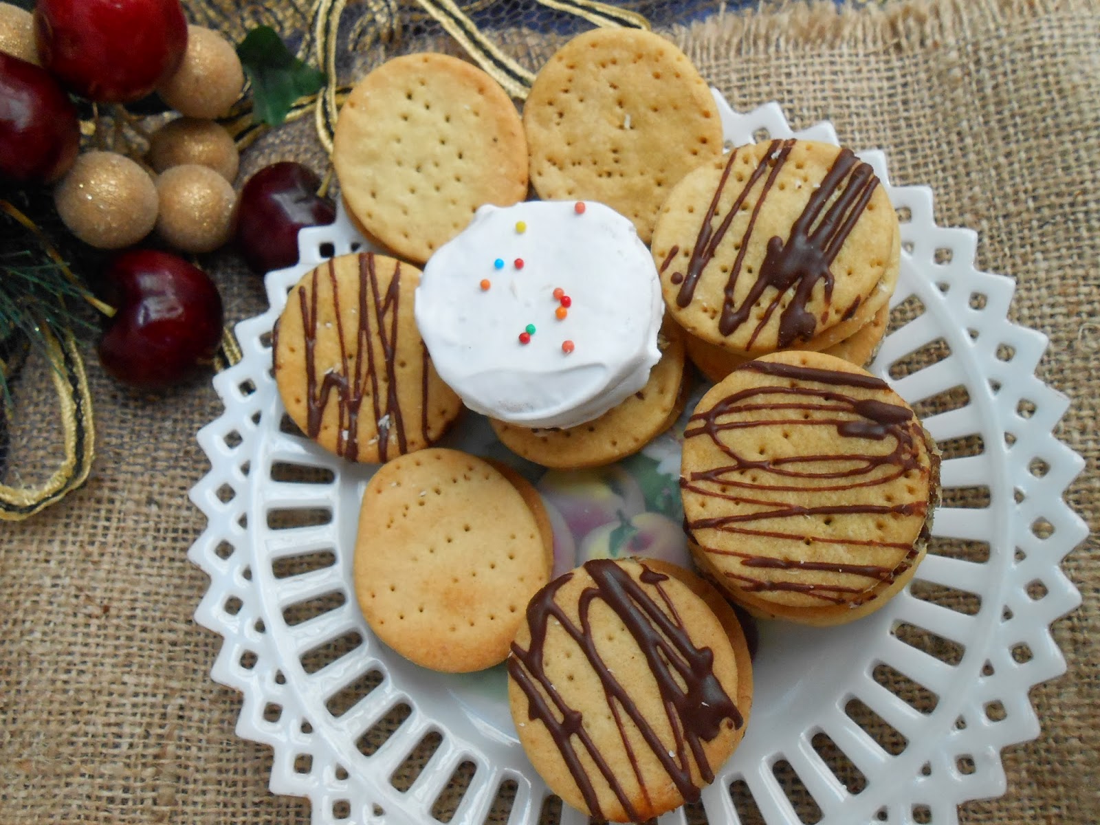 Cocina Chilena . Recetas Caseras: Mini Alfajores rellenos con Dulce de ...