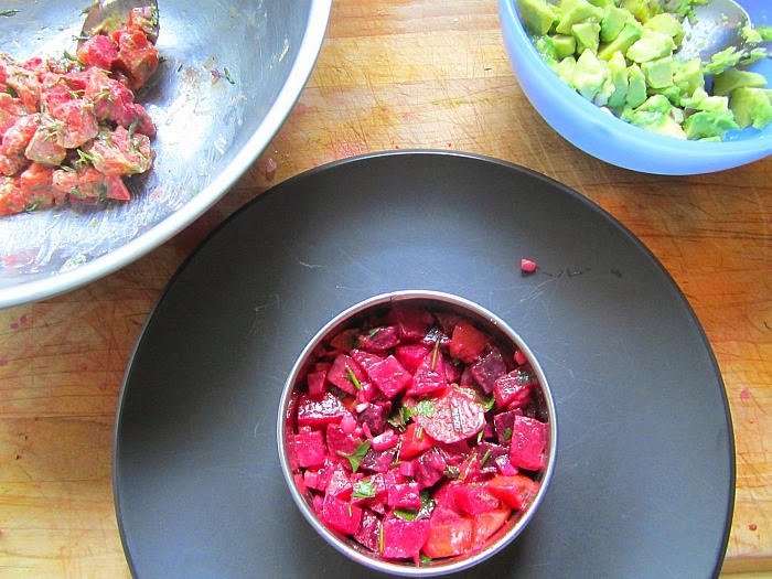 Beetroot & Salmon Tartare