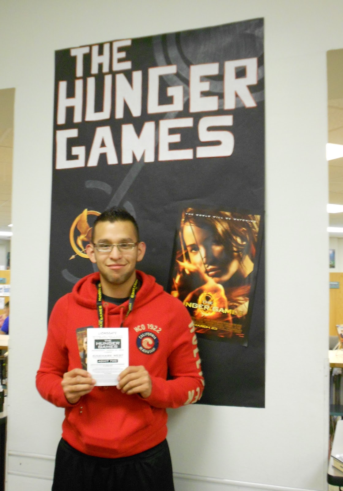 Irving Schwartz Branch Library Blog: Hunger Games Winner - Mark Nores