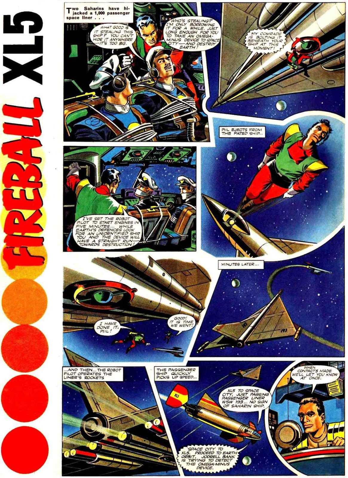 CRIVENS! COMICS & STUFF!: PART FOUR OF MIKE NOBLE'S FIRST FIREBALL XL5 ...