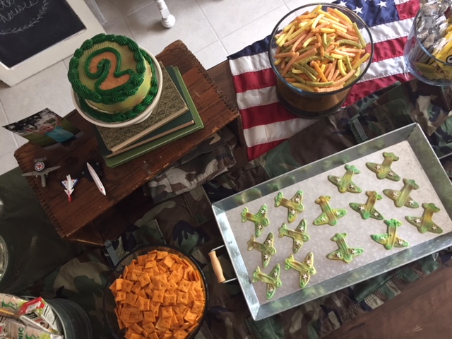 Glitter and Grass: A TOP GUN BIRTHDAY PARTY
