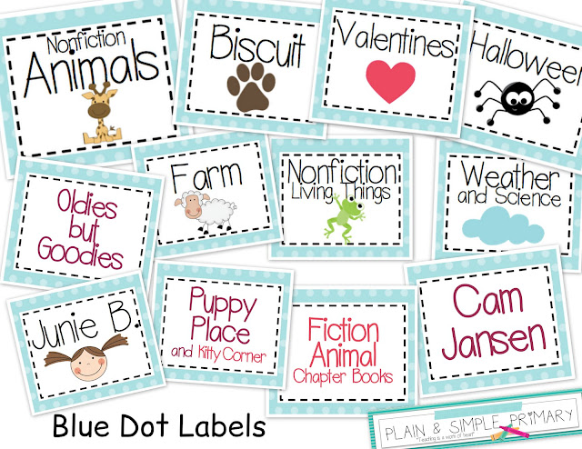 Plain and Simple Primary: Classroom Library!