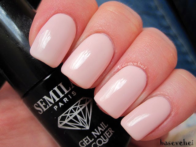 baseveheinails: Semilac - 032 Biscuit - Delikatne zdobienia paznokci