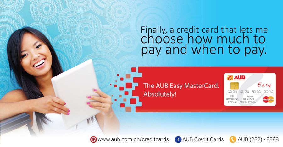AUB Easy MasterCard Credit Card Launch | Dear Kitty Kittie Kath- Top ...