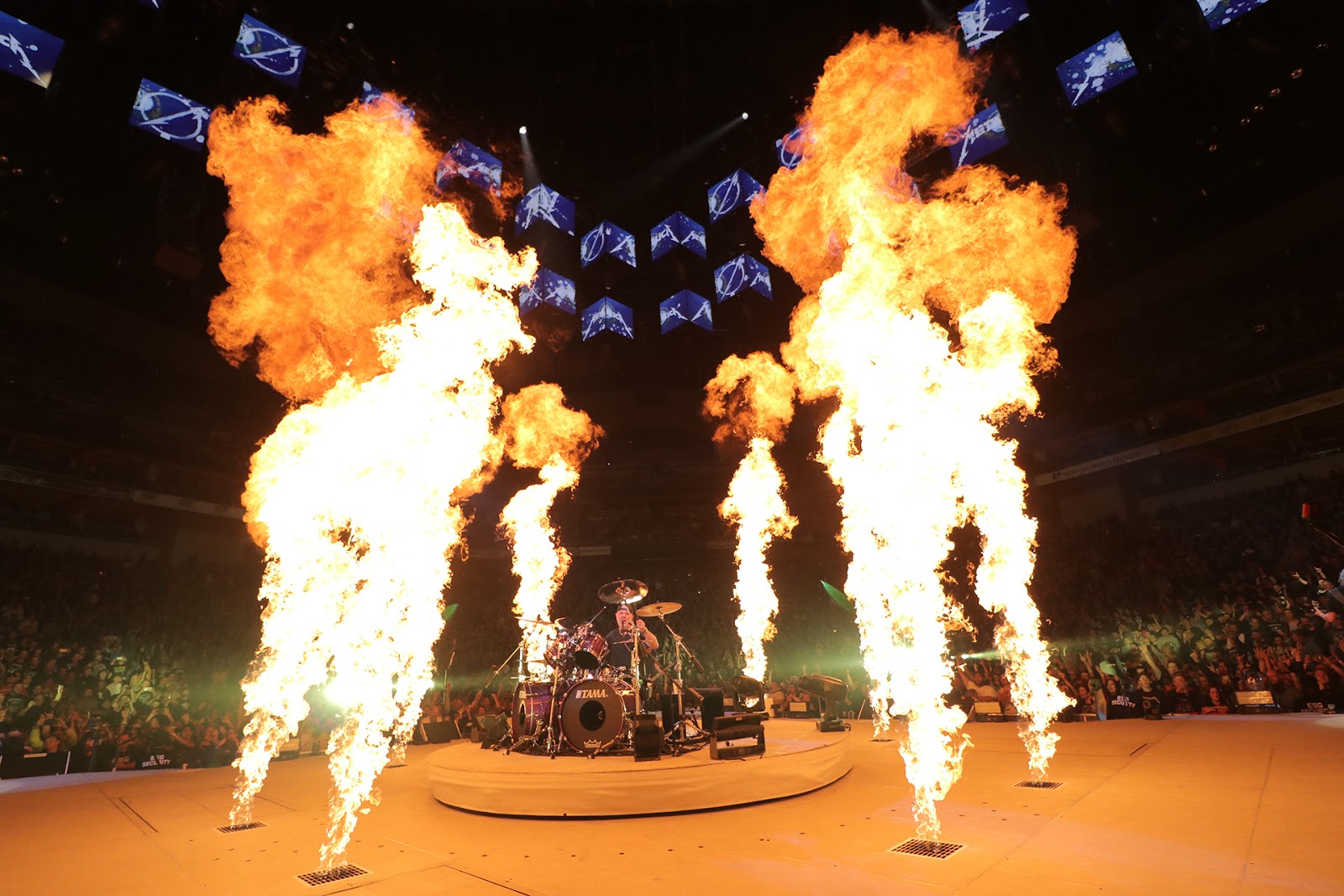 Metallica Concert Fire