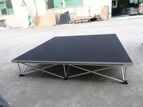 portable stage design: How much time is it takes when build a stage