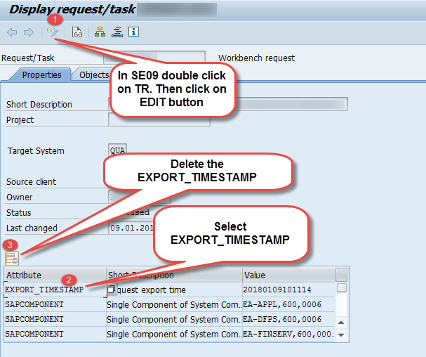 How to change Transport request from Released to Modifiable - Learn SAP ...