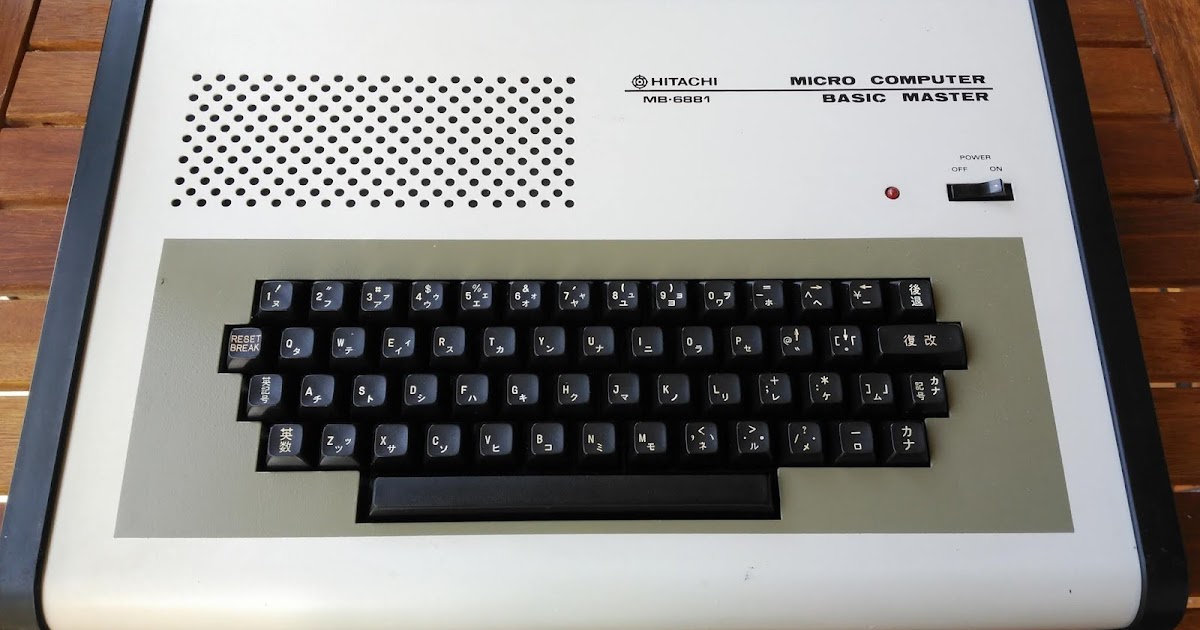 Retro Ordenadores Orty: Ordenador Hitachi MB-6881 BASIC Master L2 II (1980)