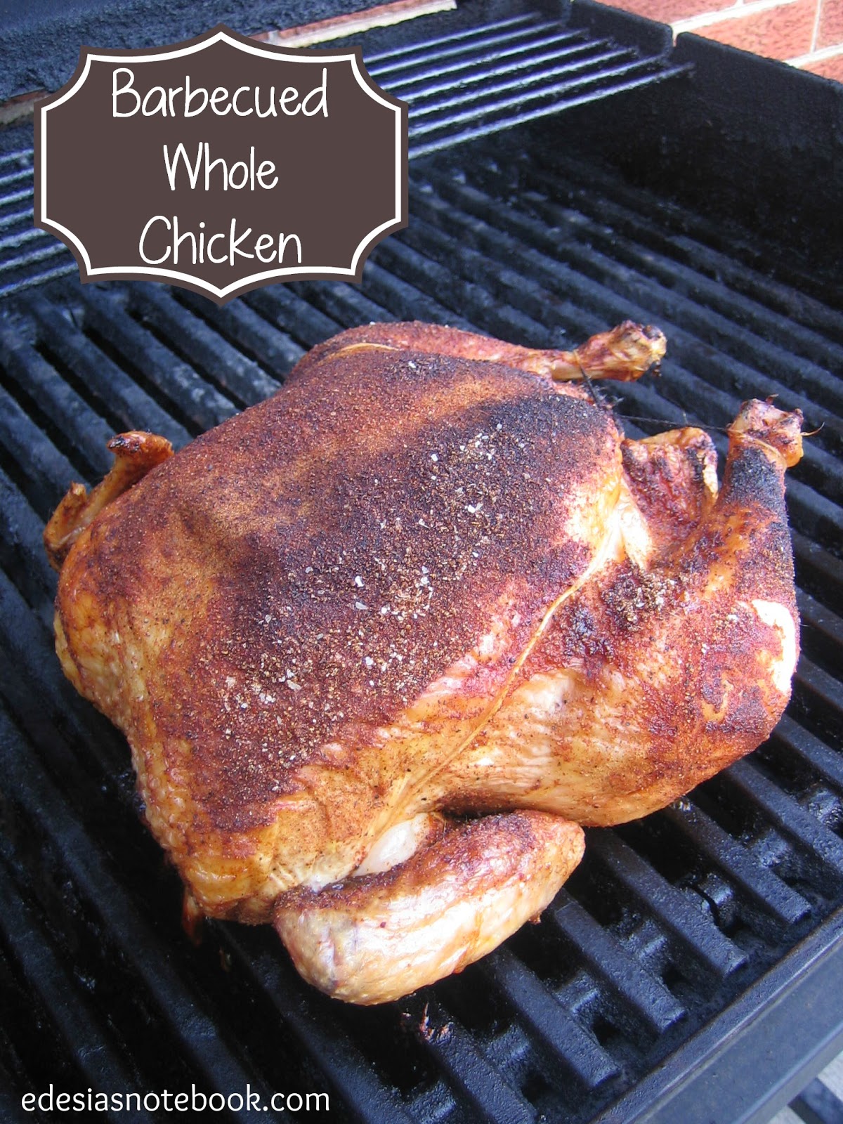Barbecued Whole Chicken ~ Edesia's Notebook