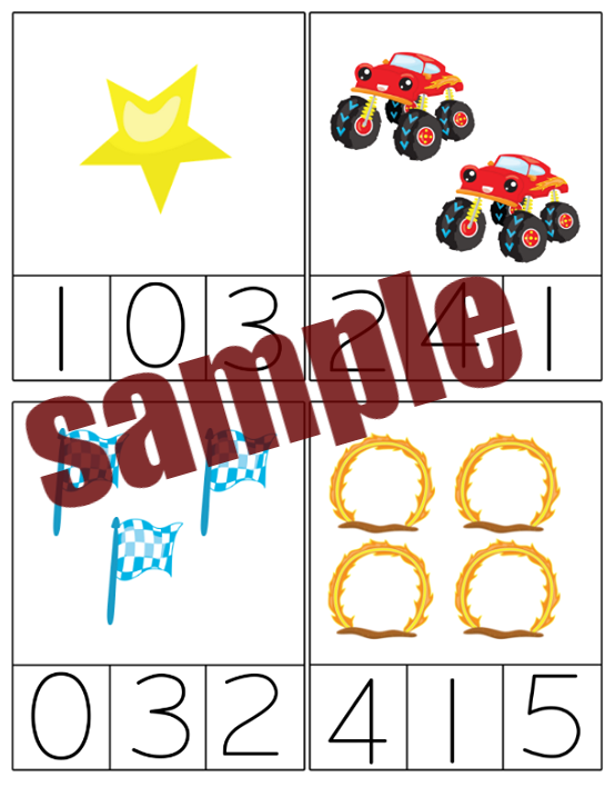 Monster Trucks Preschool Activities Packet -- FREE for 3 DAYS ONLY ...