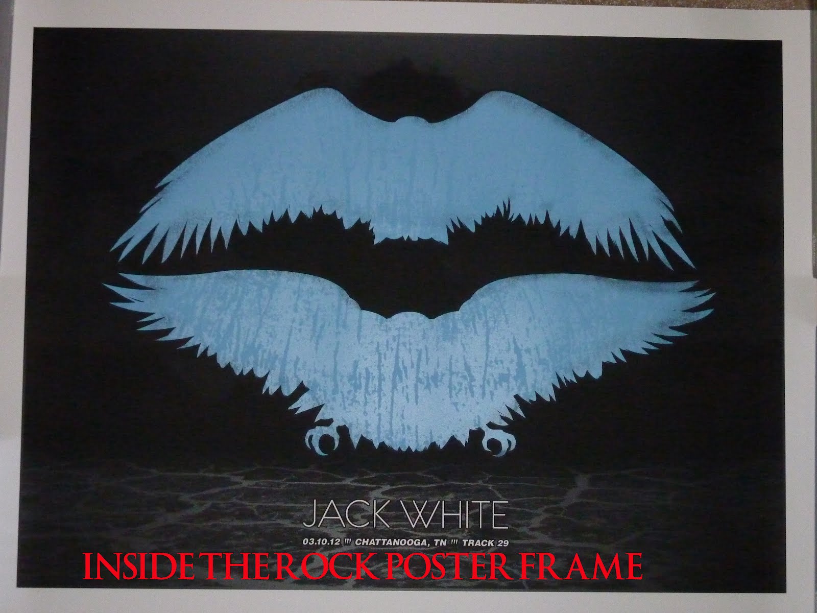 INSIDE THE ROCK POSTER FRAME BLOG: First Look Todd Slater Jack White Poster