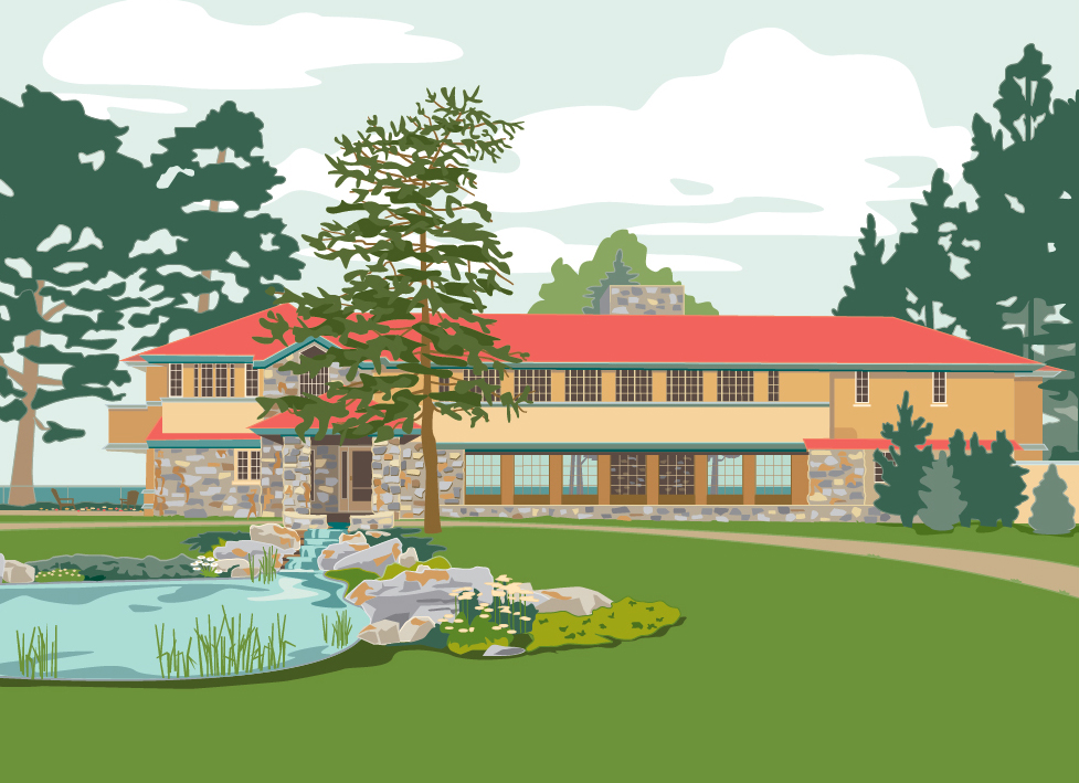 Cindy Lindgren: Graycliff Illustration