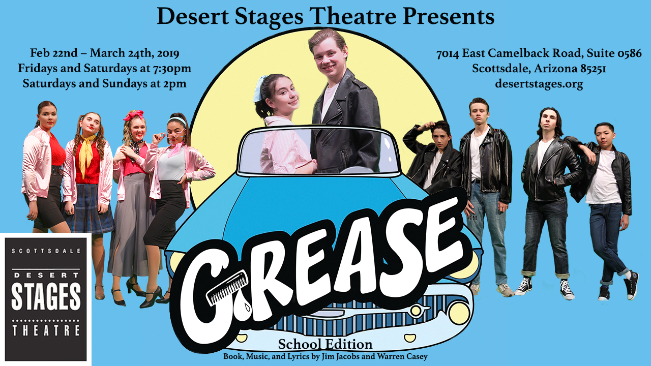 PHX Stages: promo photos - GREASE: SCHOOL EDITION - Scottsdale Desert ...